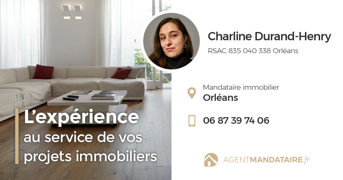 Charline Durand-Henry, mandataire immobilier Orléans (45000)