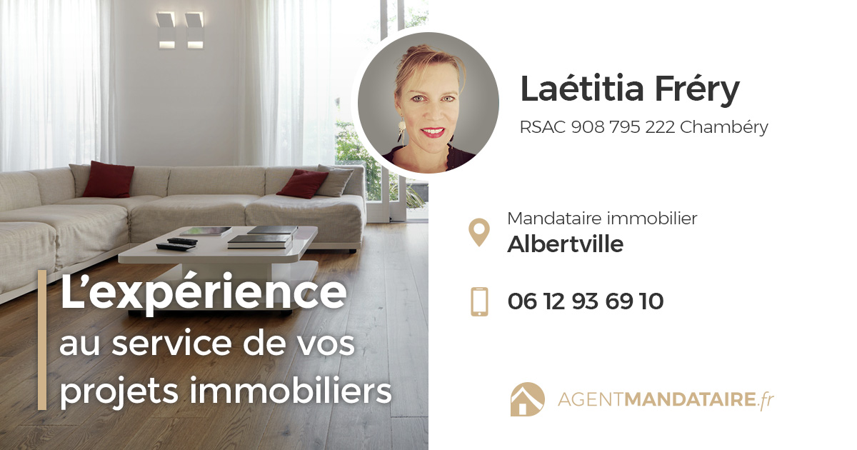 Laétitia Fréry, mandataire immobilier Albertville (73200) | Agent Mandataire France